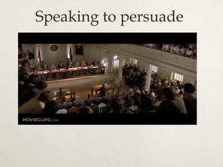 Persuasive Speaking - learn how to persuade | PPTX