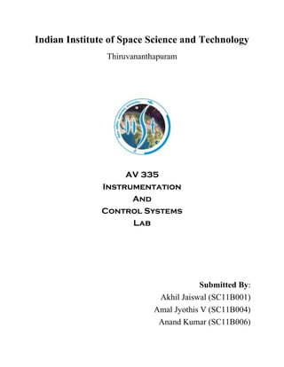 Av335 instrumentation lab report | DOCX