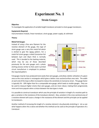 Av335 instrumentation lab report | DOCX | Physics | Science