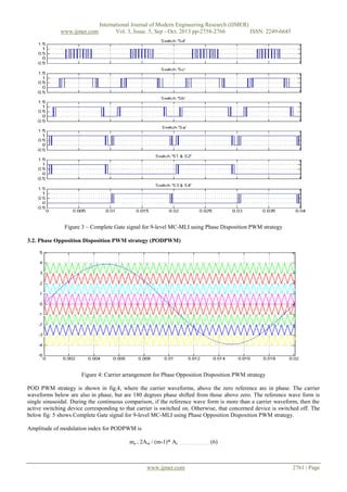 Performance Evaluation of Nine Level Modified CHB Multilevel Inverter for Various PWM Strategies ...