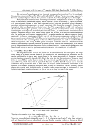 Assessment of the Accuracy of Processing GPS Static Baselines Up To 40 ...