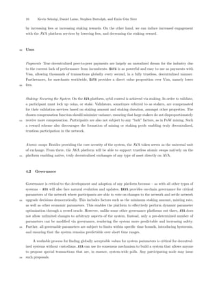 AVA Borealis - An architectural overview of AVA Labs` Platform | PDF