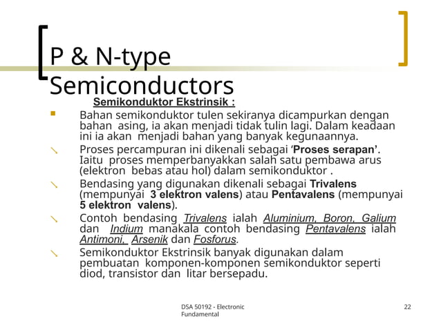 AVA01-Unit 1 DSA50192.pptx semi conductor diod | PPT