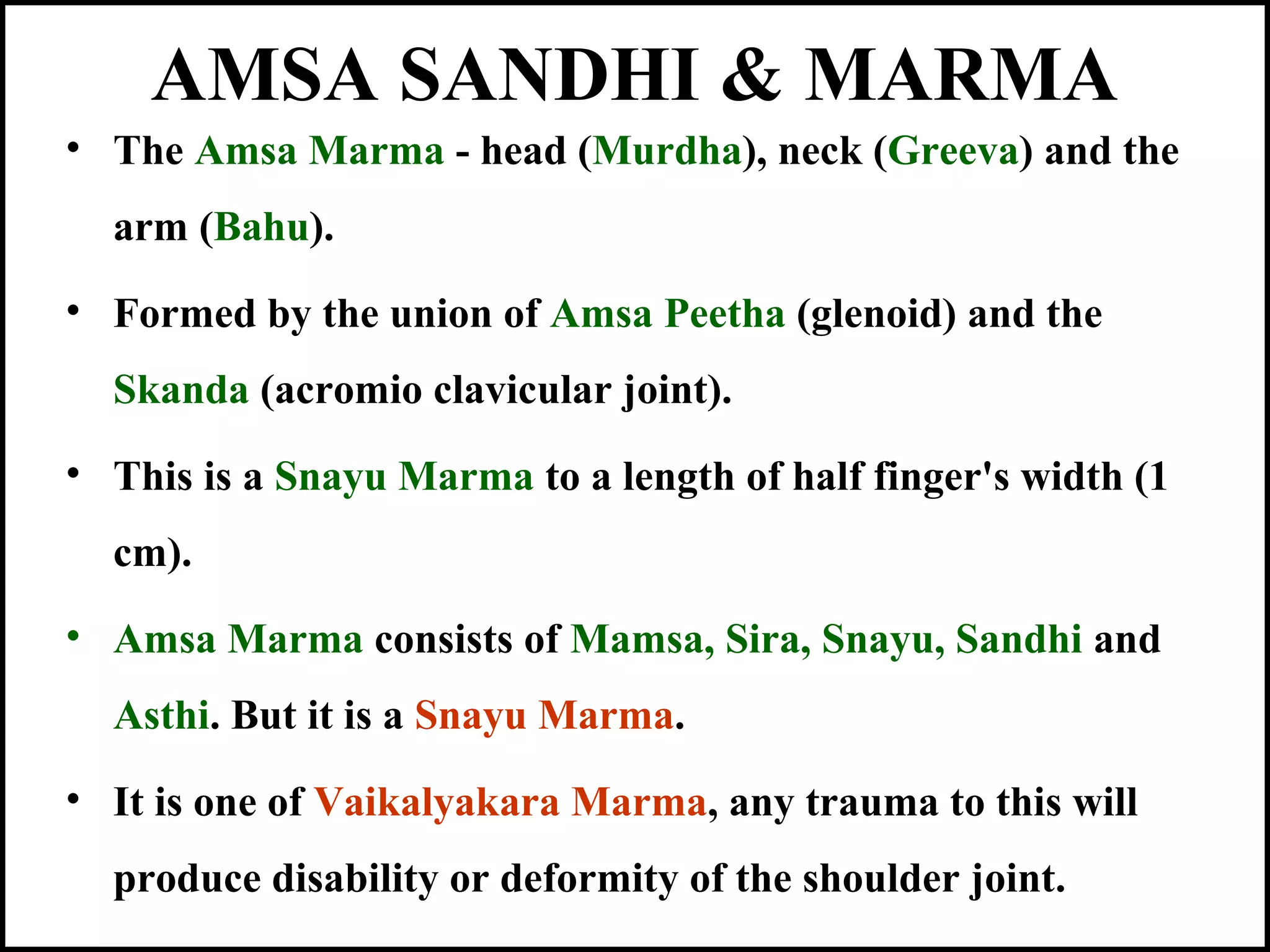 Avabahuka chikitsa dr prashanth a s | PPT