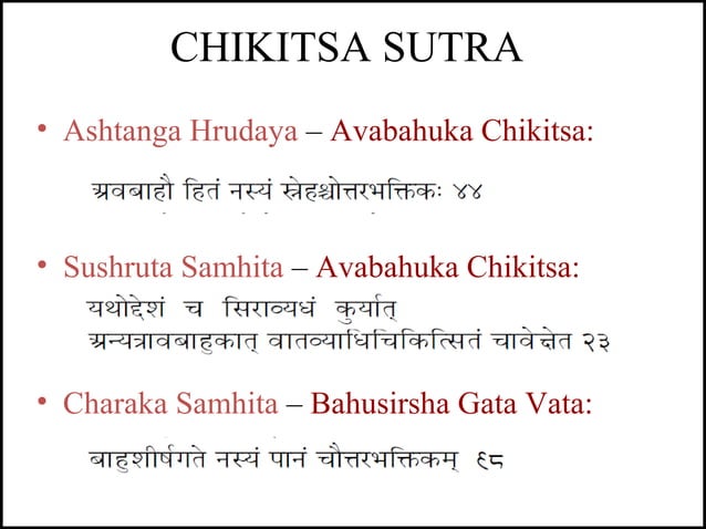 Avabahuka chikitsa dr prashanth a s | PPT