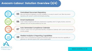 Avacom - Labour Compliance Management Software | PPTX