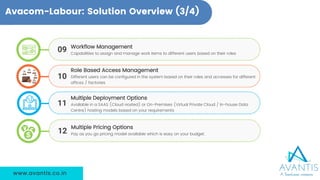 Avacom - Labour Compliance Management Software | PPTX