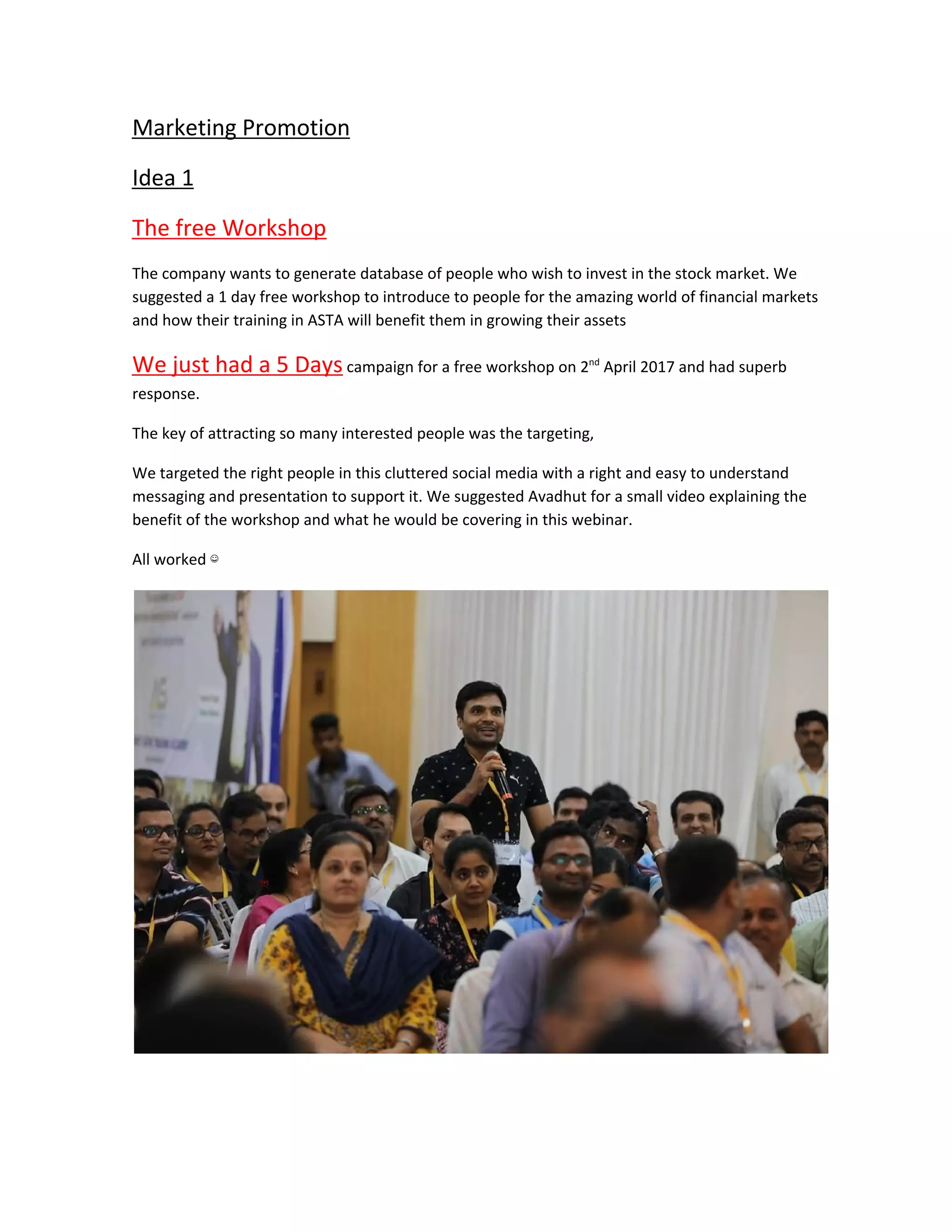 Case Study - Avadhut Sathe Trading Academy | PDF