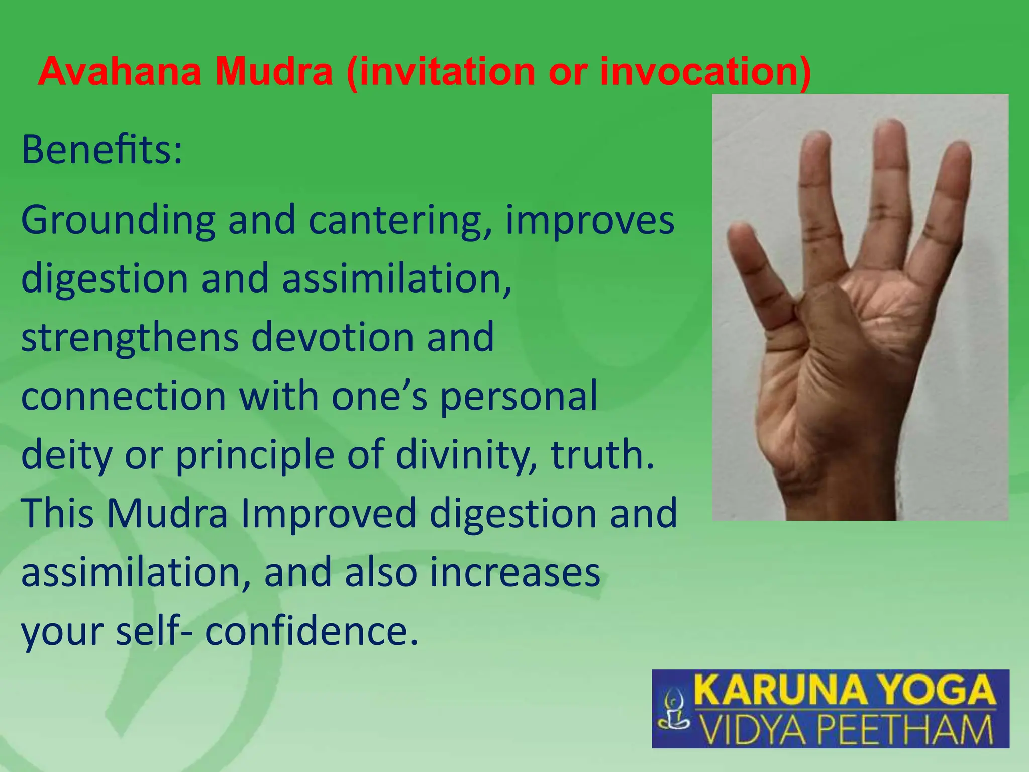 Avahana Mudra (invitation or invocation)p.ppt