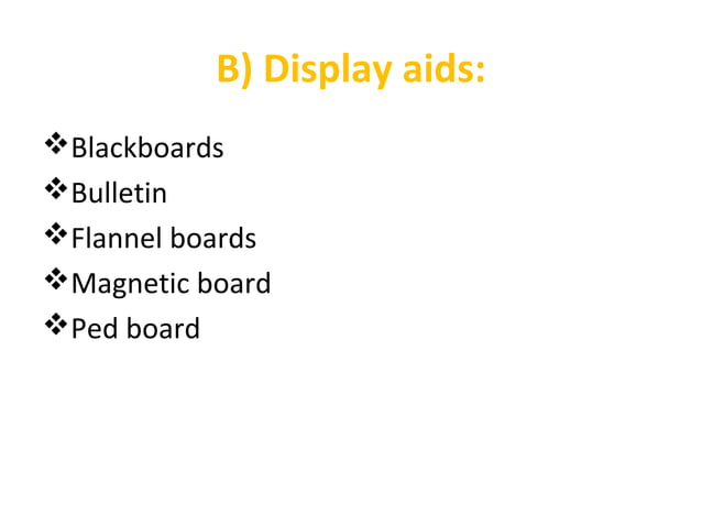 Av aids | PPT | Education