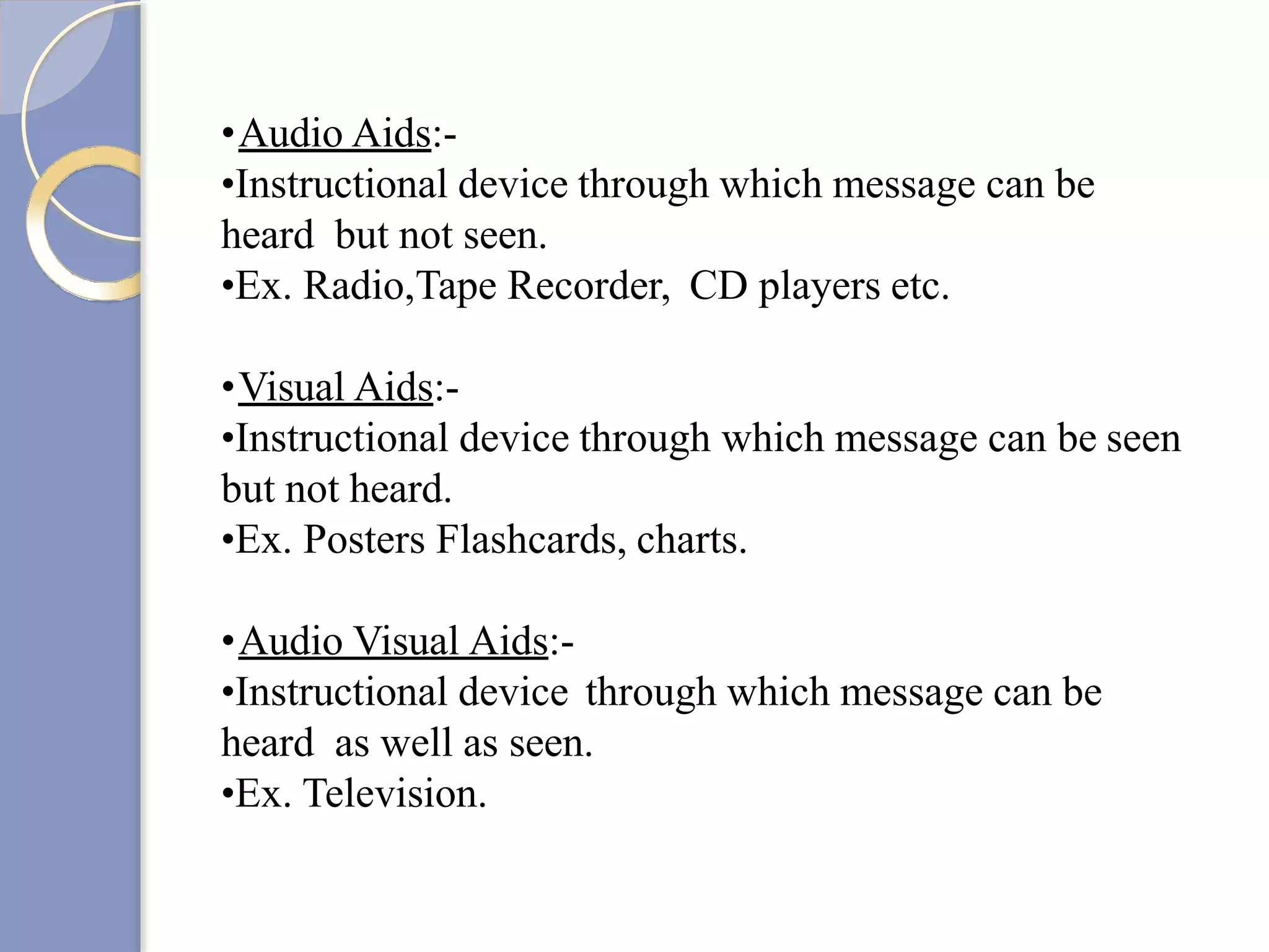 AUDIO-VISUAL AIDS | PPTX