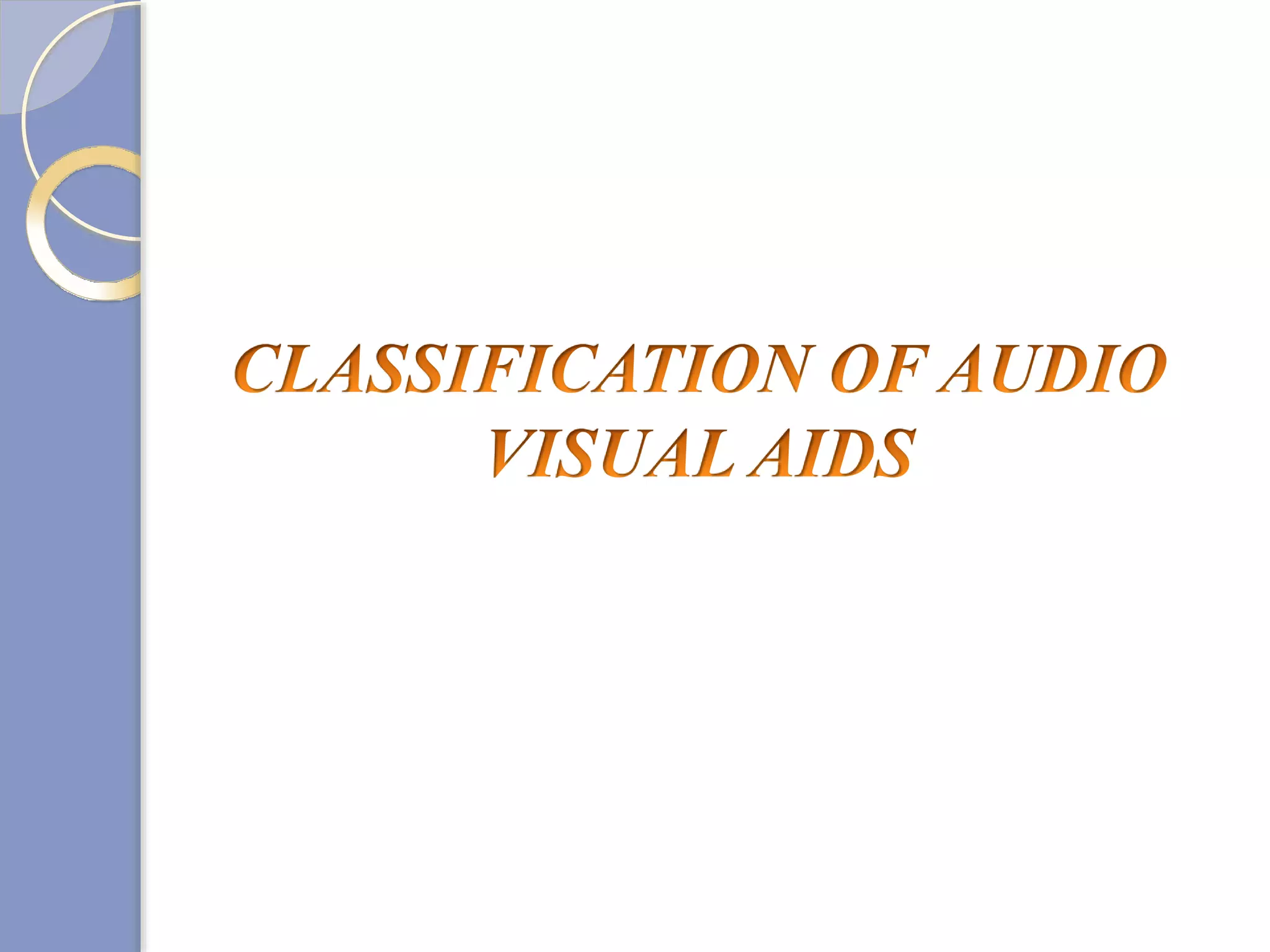 AUDIO-VISUAL AIDS | PPTX