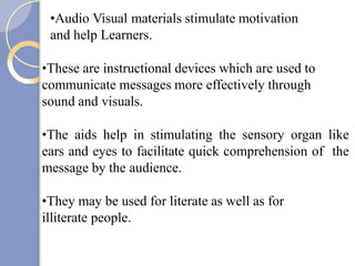 AUDIO-VISUAL AIDS | PPTX