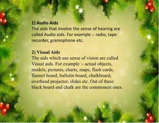 Audio visual aids presentation | PPT