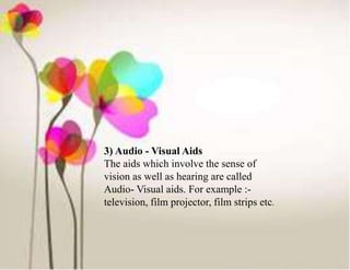 Audio visual aids presentation | PPT