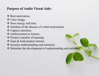 Audio visual aids presentation | PPT