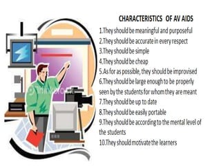 Av aids introduction (1) | PPTX | Special Education | Education