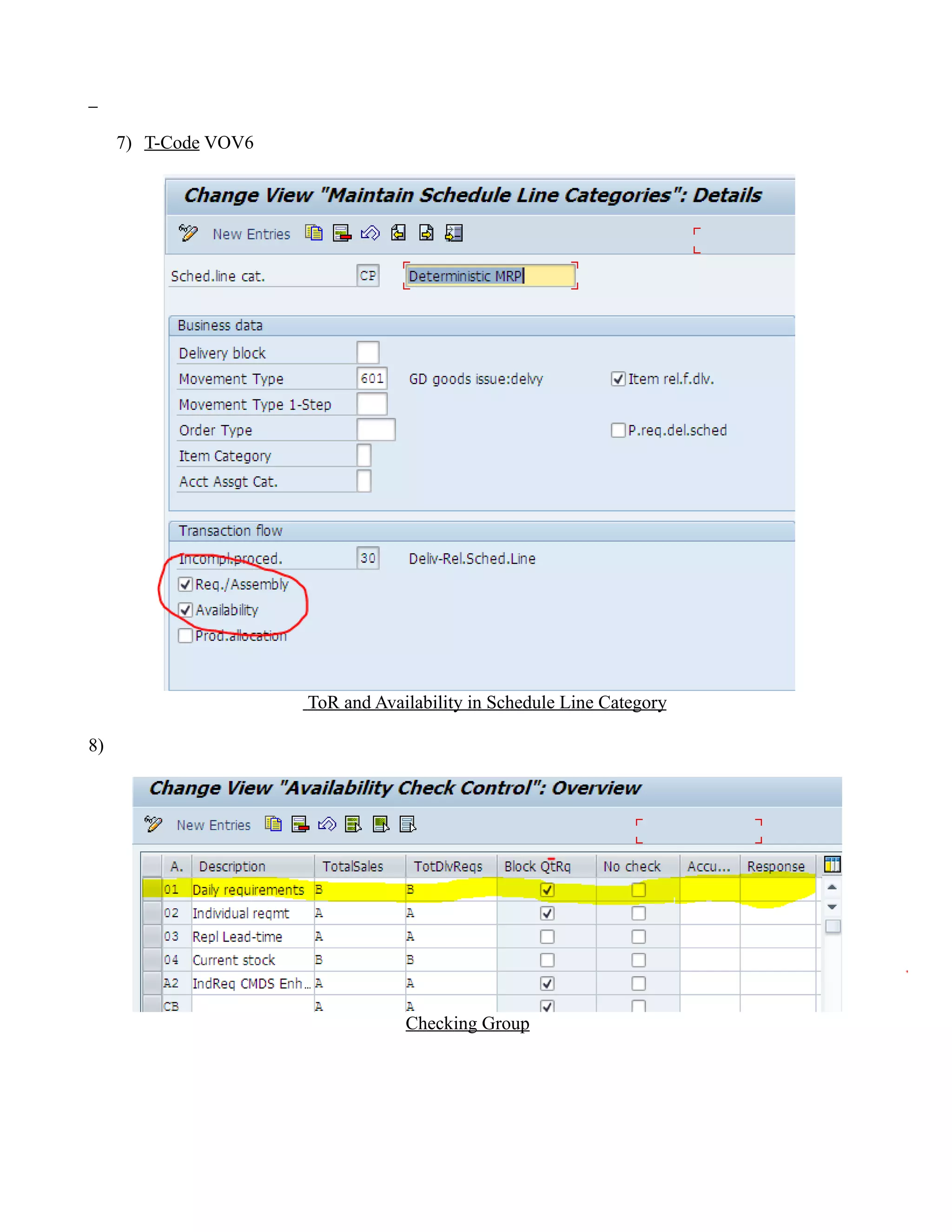 Availability Check in SAP SD | DOC