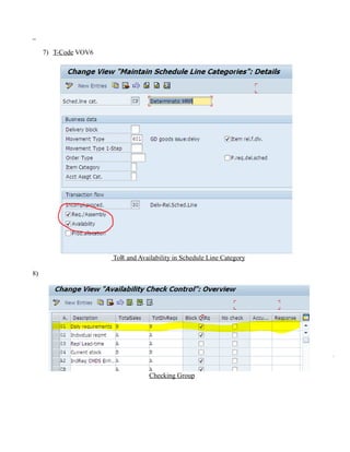 Availability Check in SAP SD | DOC