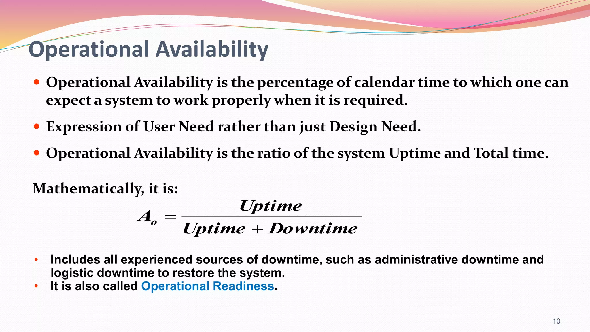 Availability | PPT
