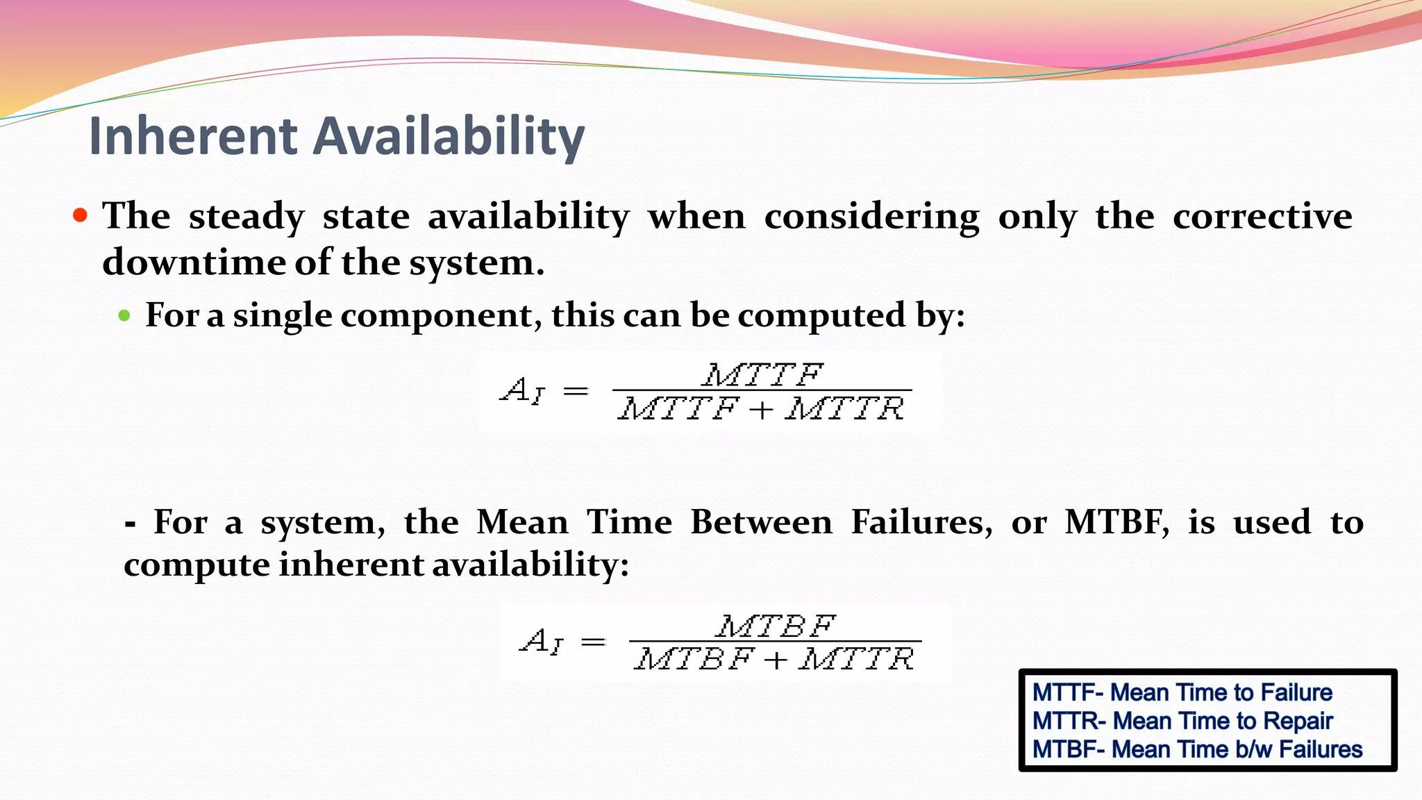Availability | PPT