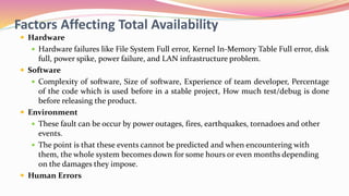 Availability | PPT