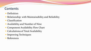 Availability | PPT