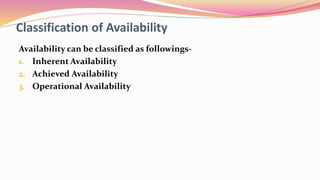 Availability | PPT