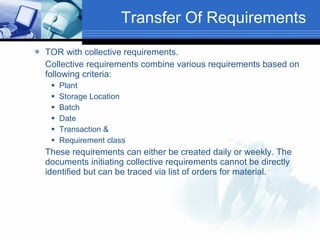 Availability Check & Transfer Of Requirements Sales | PPT