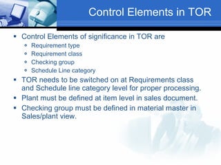 Availability Check & Transfer Of Requirements Sales | PPT
