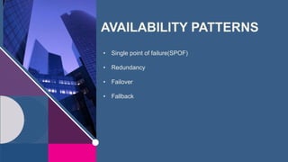 Availability conceptin operating system. | PPTX