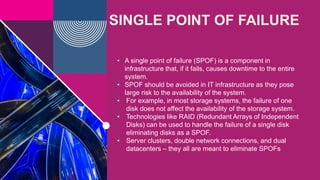 Availability conceptin operating system. | PPT