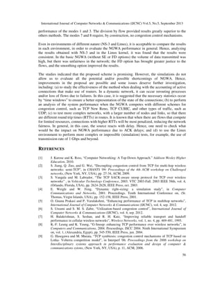 Available network bandwidth schema to improve performance in tcp protocols | PDF