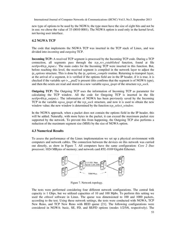 Available Network Bandwidth Schema To Improve Performance In Tcp