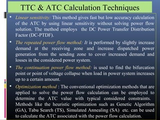 Available transfer capability (atc) sbw ppt | PPT