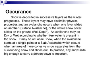 Avalanche | PPT