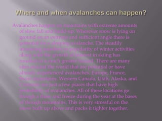 Avalanche | PPTX