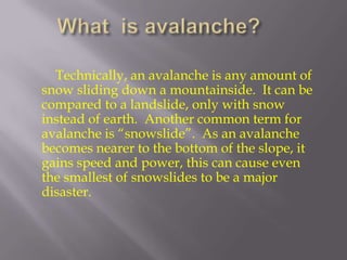 Avalanche | PPTX