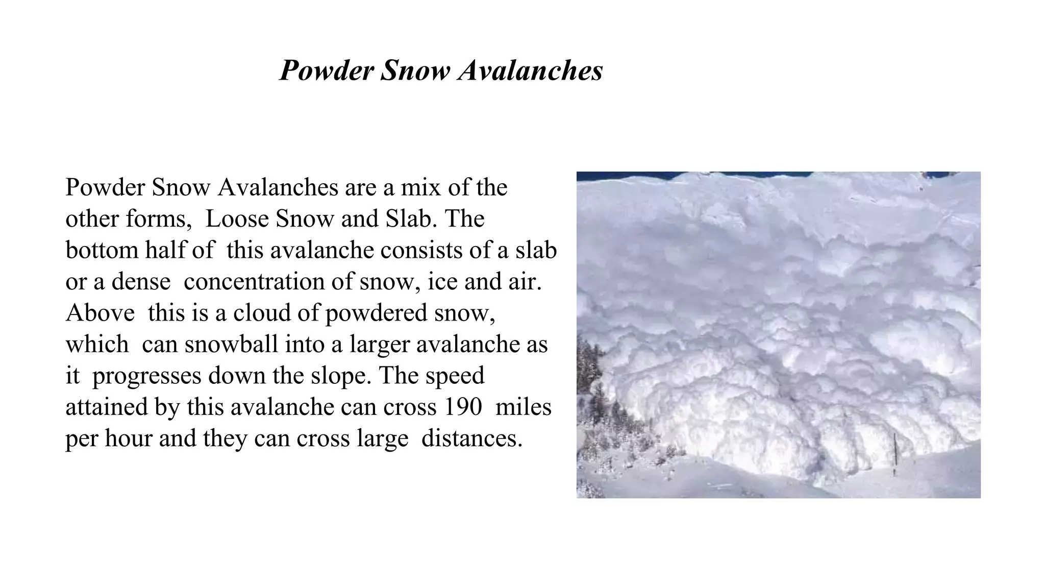 Avalanche Disaster management technology rajuvas bikaner | PPTX