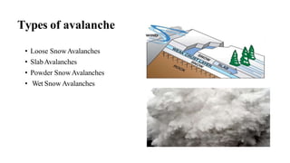 Avalanche Disaster management technology rajuvas bikaner | PPTX
