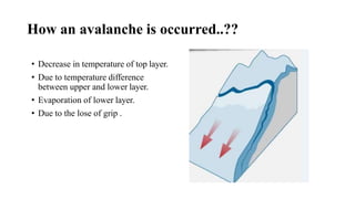 Avalanche Disaster management technology rajuvas bikaner | PPTX