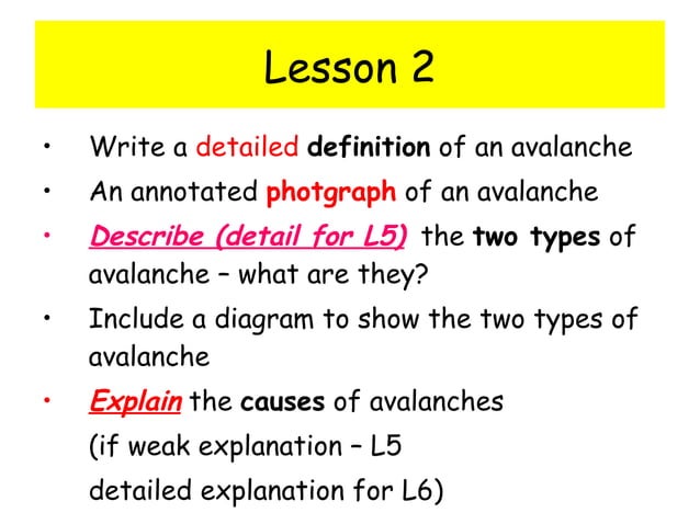 Avalanche Assessment | PPT