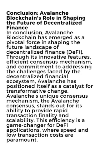 Avalanche Blockchain A Game-Changer for Decentralized Finance (DeFi).pdf
