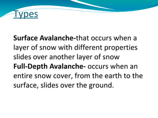 Avalanches | ODP