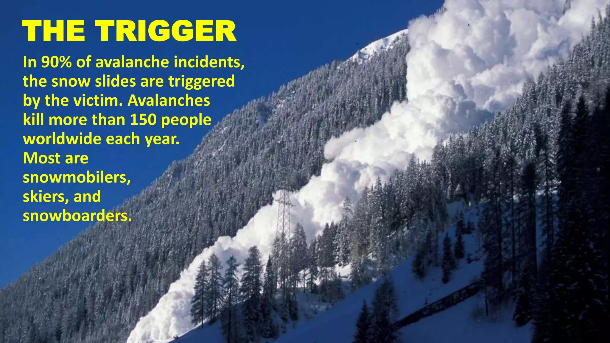 HUMANITIES YEAR 9: AVALANCHES | PPTX | Weather | Science