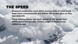 HUMANITIES YEAR 9: AVALANCHES | PPTX | Weather | Science