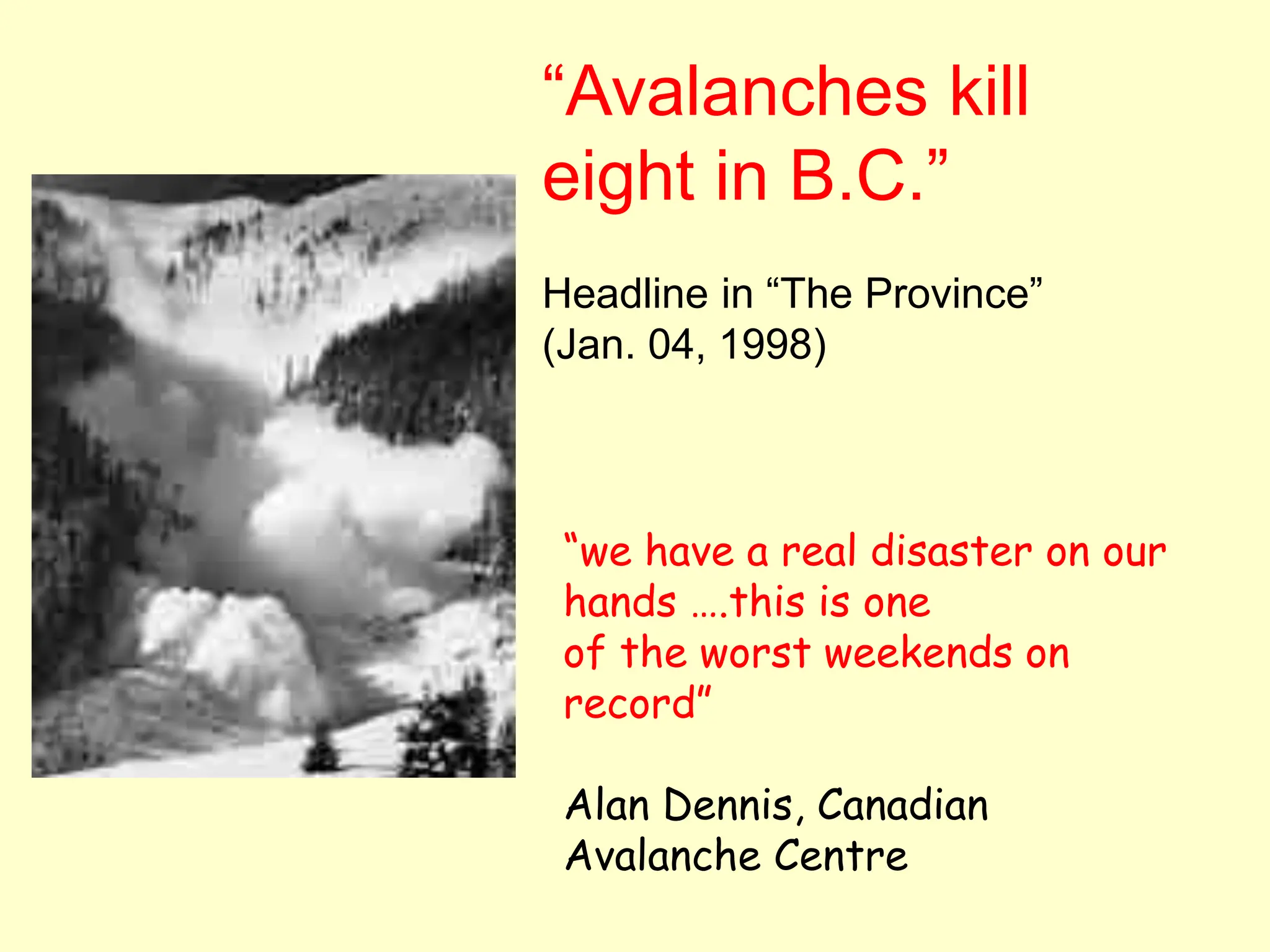 Definition, types and effects of avalanches.ppt