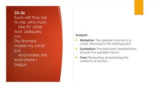 Poem Analysis A Valediction Forbidden Mourning.pptx