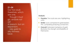 Poem Analysis A Valediction Forbidden Mourning.pptx