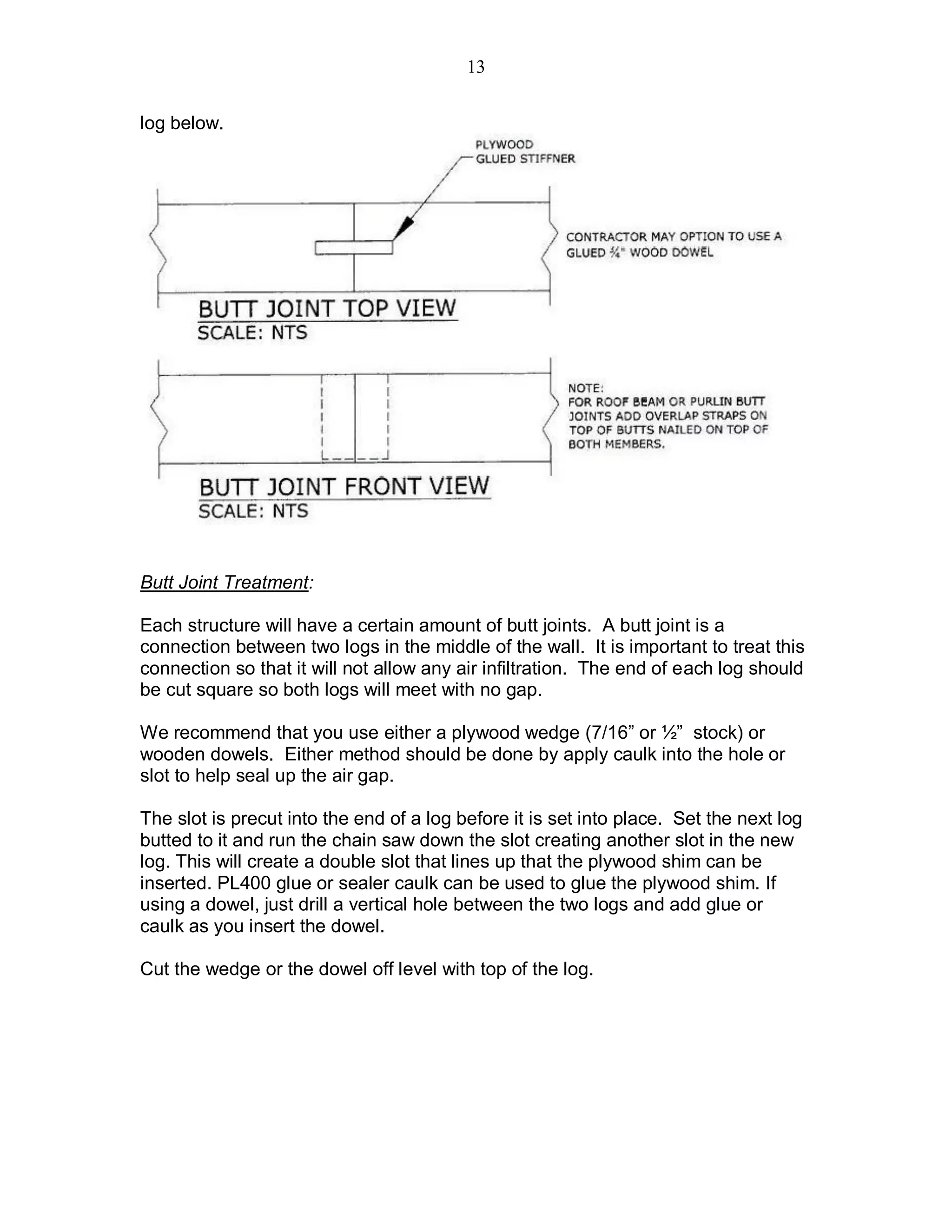 Avalon Log Homes Construction Manual | PDF